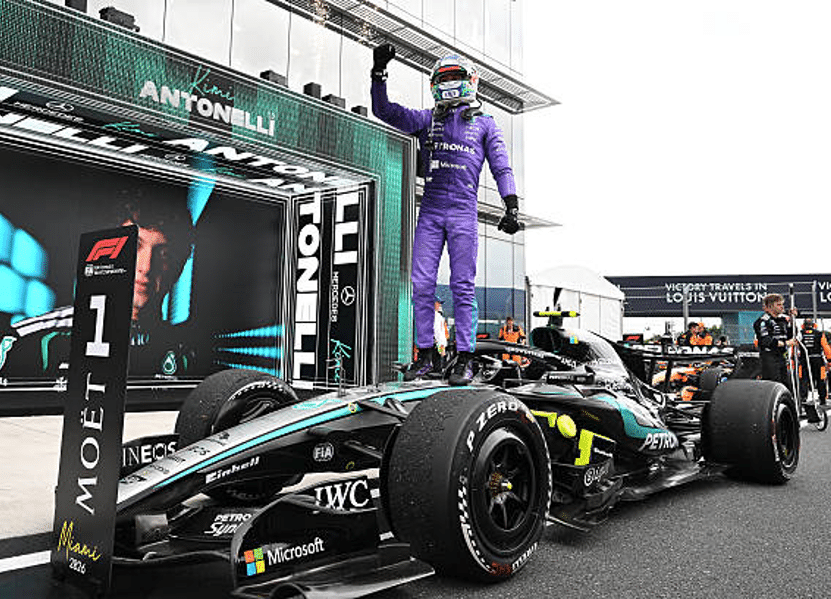 Victoria de Antonelli...un líder sólido entre tiburones | Fórmula F1